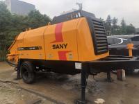 China 115KW Sany 60CBM/H Trailer Mounted Concrete Pump With Diesel Engine for sale