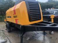 China 115KW Sany 60CBM/H Trailer Mounted Concrete Pump With Diesel Engine for sale