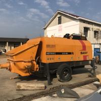 China 400M 115KW Used Concrete Trailer Pump , Sany Trailer Mounted Concrete Pump for sale