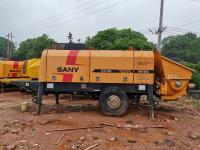 China ISO90001 16MPa Used Concrete Trailer Pump , Stationary Concrete Pump Diesel Engine for sale