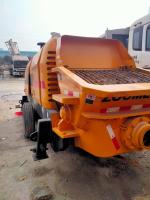 China 220 Meter 80m3/H Used Concrete Trailer Pump Portable Small With SAE Certificate for sale