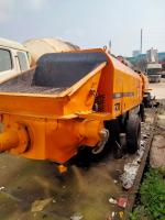China 220 Meter 80m3/H Used Concrete Trailer Pump Portable Small With SAE Certificate for sale