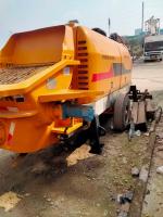 China 220 Meter 80m3/H Used Concrete Trailer Pump Portable Small With SAE Certificate for sale