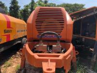 China 80CBM 8Mpa Used Concrete Trailer Pump Electric Hydraulic Stationary for sale