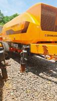 China 60m3/H 180m 174kw Trailer Concrete Pump High Safety Easy To Clean Yellow for sale