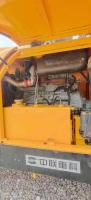 China 60m3/H 180m 174kw Trailer Concrete Pump High Safety Easy To Clean Yellow for sale