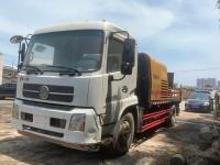 China 100M3/H 20Mpa 118kW Used Concrete Trailer Pump Truck Mounted 2018 Year for sale