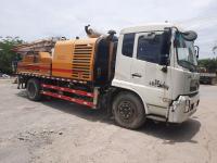 China 100M3/H 20Mpa 118kW Used Concrete Trailer Pump Truck Mounted 2018 Year for sale