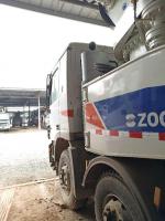China 52m Actros 4141 Chassis Concrete Boom Truck , Concrete Construction Equipment 150M3/H for sale
