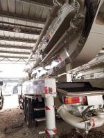 China 52m Actros 4141 Chassis Concrete Boom Truck , Concrete Construction Equipment 150M3/H for sale