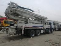 China 300KW 50m Actros 4141 Concrete Lorry With Pump 2008 Year Large Capacity for sale