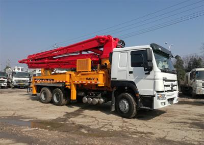 China SANY Used Cement Truck Red Refurbished With SAE Certification for sale