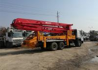 China SANY Used Cement Truck Red Refurbished With SAE Certification for sale