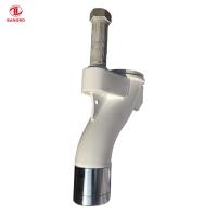 China DN200 DN230 DN260 Concrete Pump Parts S Tube White For Hopper for sale