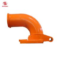 China Zoomlion 175A-175A Hinge Elbow Orange Color For Wearing Parts for sale