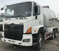 China 10m3 Used Concrete Mixer Truck , Ready Mix Concrete Vehicle With HINO 700 Chassis for sale