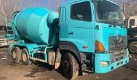 China Hino 700 Chassis 10cbm Concrete Mixing Trucks , Cement Mixer Lorry Second Hand for sale