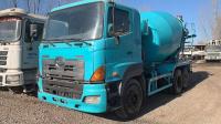 China Hino 700 Chassis 10cbm Concrete Mixing Trucks , Cement Mixer Lorry Second Hand for sale