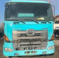 China Hino 700 Chassis 10cbm Concrete Mixing Trucks , Cement Mixer Lorry Second Hand for sale