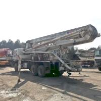 China ZOOMLION 37 Meter Used Cement Truck ISUZU Chassis Refurbished for sale