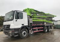 China Zoomlion Cement Crane Truck , Concrete Pumping Truck 38 Meter High Strength for sale