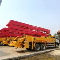 China 140m3/H 38 Meter Refurbished Putzmeister Boom Pump Truck 26ton Concrete Pump for sale