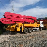 China 265KW 34 Meters Used Cement Truck Good Condition Three Axle for sale