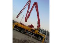 China 38 Meter Used Truck Concrete Pump , Putzmeister Boom Pump 140m3/H 265KW for sale