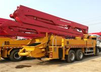 China 38 Meter Used Truck Concrete Pump , Putzmeister Boom Pump 140m3/H 265KW for sale