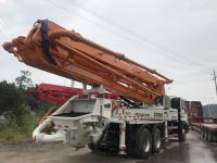 China ISO90001 Approved Used Cement Truck , Concrete Pumping Truck 37 Meters for sale