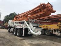 China ISO90001 Approved Used Cement Truck , Concrete Pumping Truck 37 Meters for sale