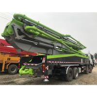 China ZLJ5419THB Used Cement Truck With Pump Zoomlion 52m Green Color for sale