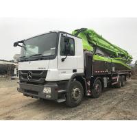 China ZLJ5419THB Used Cement Truck With Pump Zoomlion 52m Green Color for sale