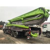 China ZLJ5419THB Used Cement Truck With Pump Zoomlion 52m Green Color for sale