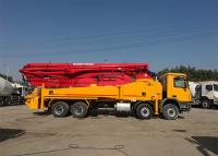 China 320kw Compact 46m Cement Boom Truck Actors 4141 For Concrete Transmission for sale