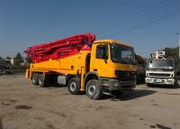 China 320kw Compact 46m Cement Boom Truck Actors 4141 For Concrete Transmission for sale
