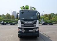 China 180CBM/H 66m 331KW Boom Pump Truck Scania P450 Chassis High Pressure Pumping for sale