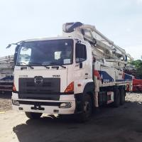 China HINO 700 47m Concrete Boom Pump Truck Mounted 382KW For Construction for sale