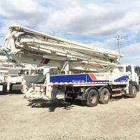 China HINO 700 47m Concrete Boom Pump Truck Mounted 382KW For Construction for sale