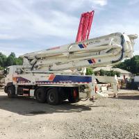 China HINO 700 47m Concrete Boom Pump Truck Mounted 382KW For Construction for sale
