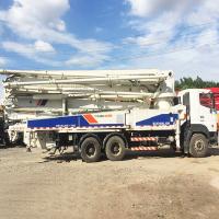 China HINO 700 47m Concrete Boom Pump Truck Mounted 382KW For Construction for sale