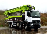 China 315KW 59X-6RZ New Concrete Pump Truck Benz Actros 8x4 High Volume 180m3/H for sale