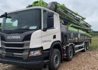China 59m 180M3 New Concrete Pump Truck ZLJ5440THBSF High Safety White for sale