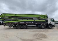 China 56m Sweden Scania New Concrete Pump Truck , 4 Axle Truck High Safety 180CBM for sale