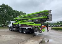 China Safety Frame 52m Concrete Boom Pump Truck Euro 6 Emission 3 Axis for sale