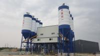 China 215kw Portable Concrete Plant for sale