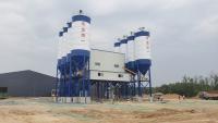 China 215kw Portable Concrete Plant for sale