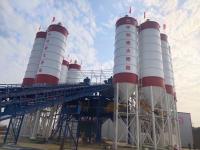 China 90m3/H HZS90 Concrete Batching Plant Dry Automatic Control System for sale