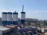 China ISO90001 180CBM/H Concrete Batching Plant Twin Shaft Foundation Free for sale