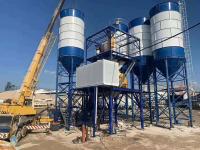 China ISO90001 180CBM/H Concrete Batching Plant Twin Shaft Foundation Free for sale